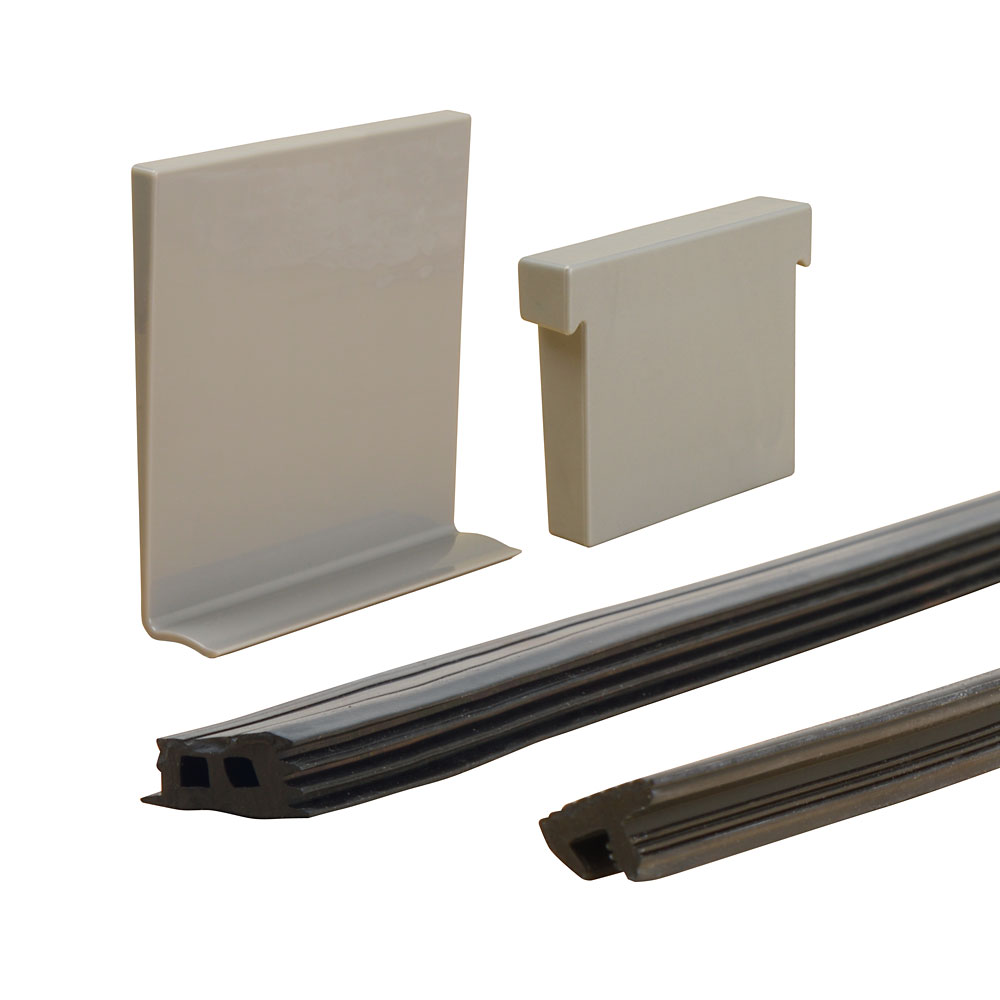 Aluminium Channel Glass Kit For 16.76mm 2500mm Long - Clamp Safe Solutions