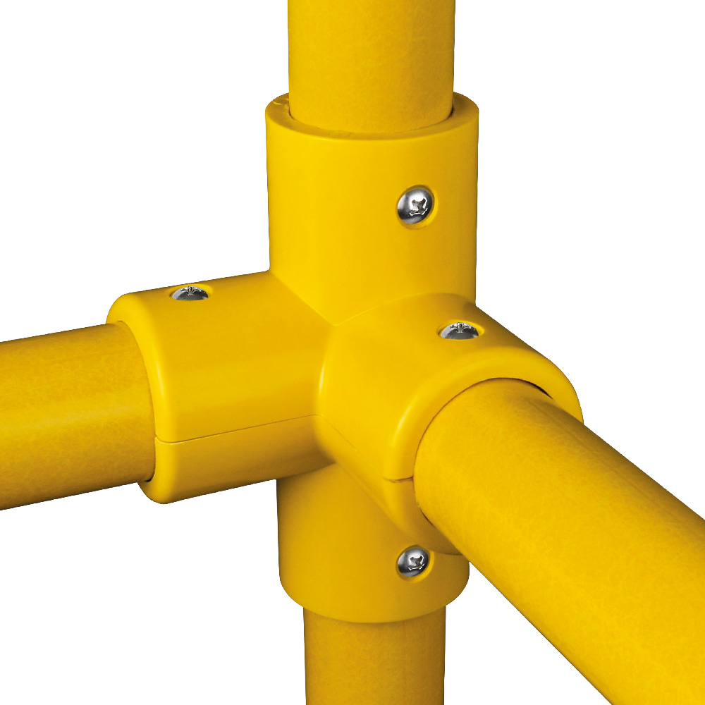 GRP Handrail Fitting Middle Corner – Clamp Safe Solutions