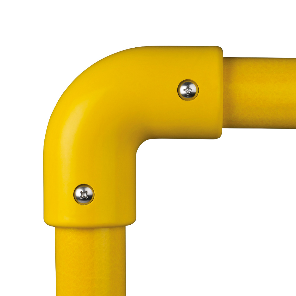 GRP Handrail Fitting 90° Radius Elbow – Clamp Safe Solutions