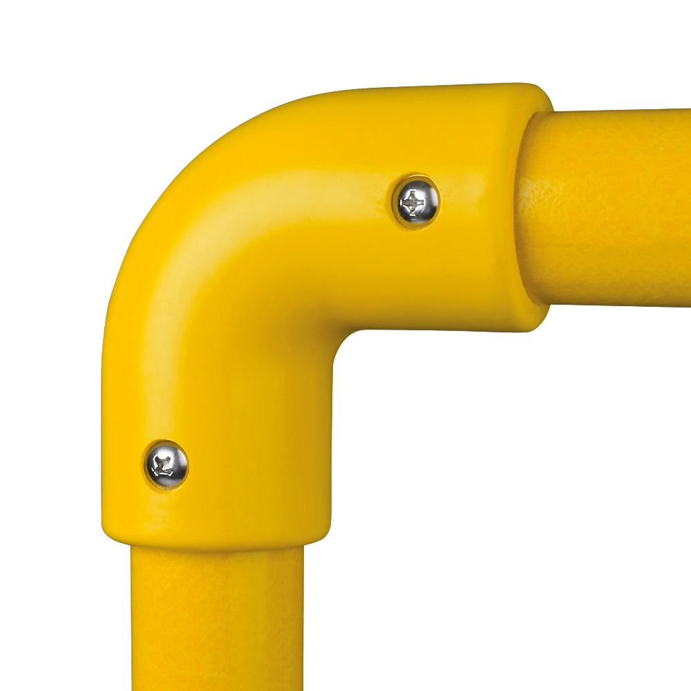 GRP Handrail Fitting 90° Radius Elbow – Clamp Safe Solutions
