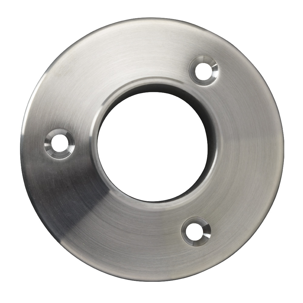 304 Base Plate Bracket To Glue 100mm Diameter To Suit 48.3mm x 2mm Tube ...