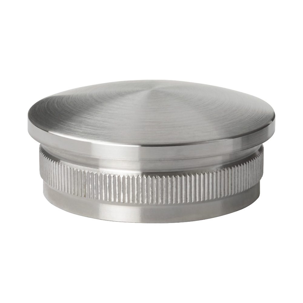 304 Stainless Steel Radiused End Cap To Suit 42.4mm x 2mm Tube - Clamp ...