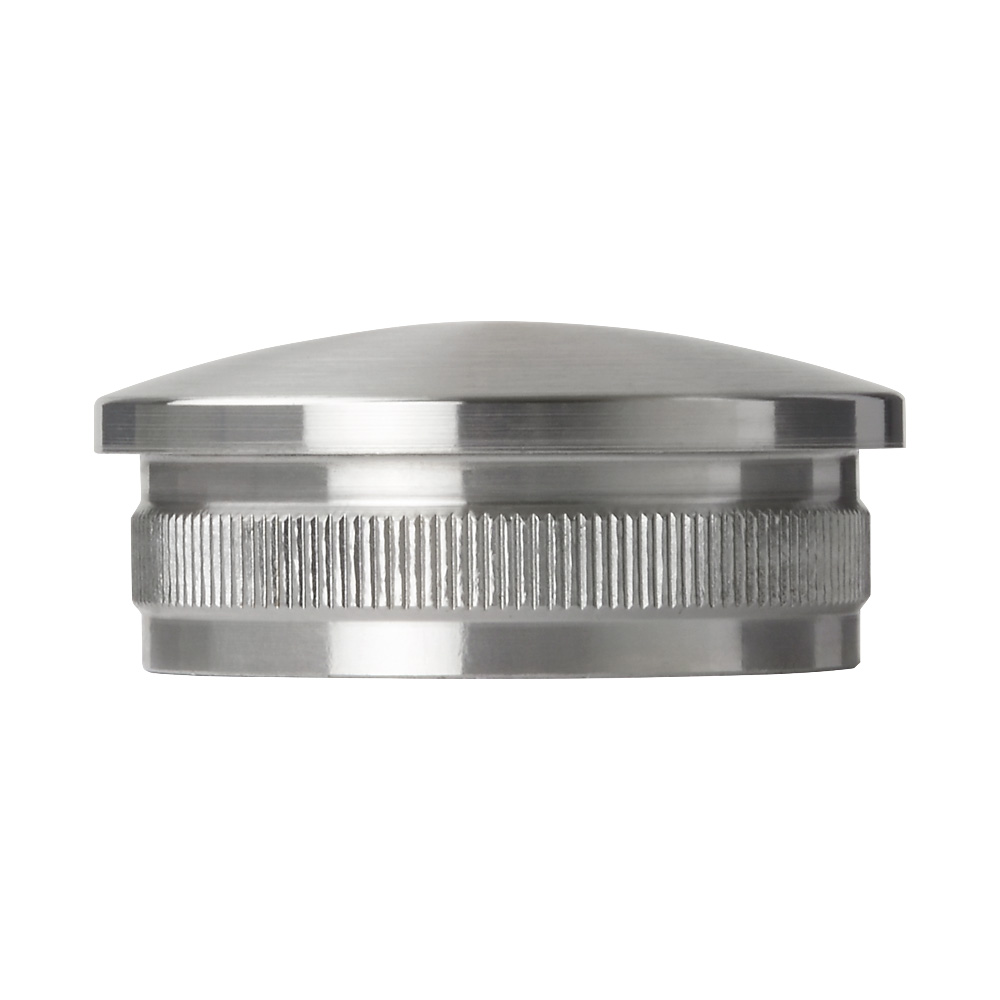 304 Stainless Steel Radiused End Cap To Suit 42.4mm x 2mm Tube - Clamp ...