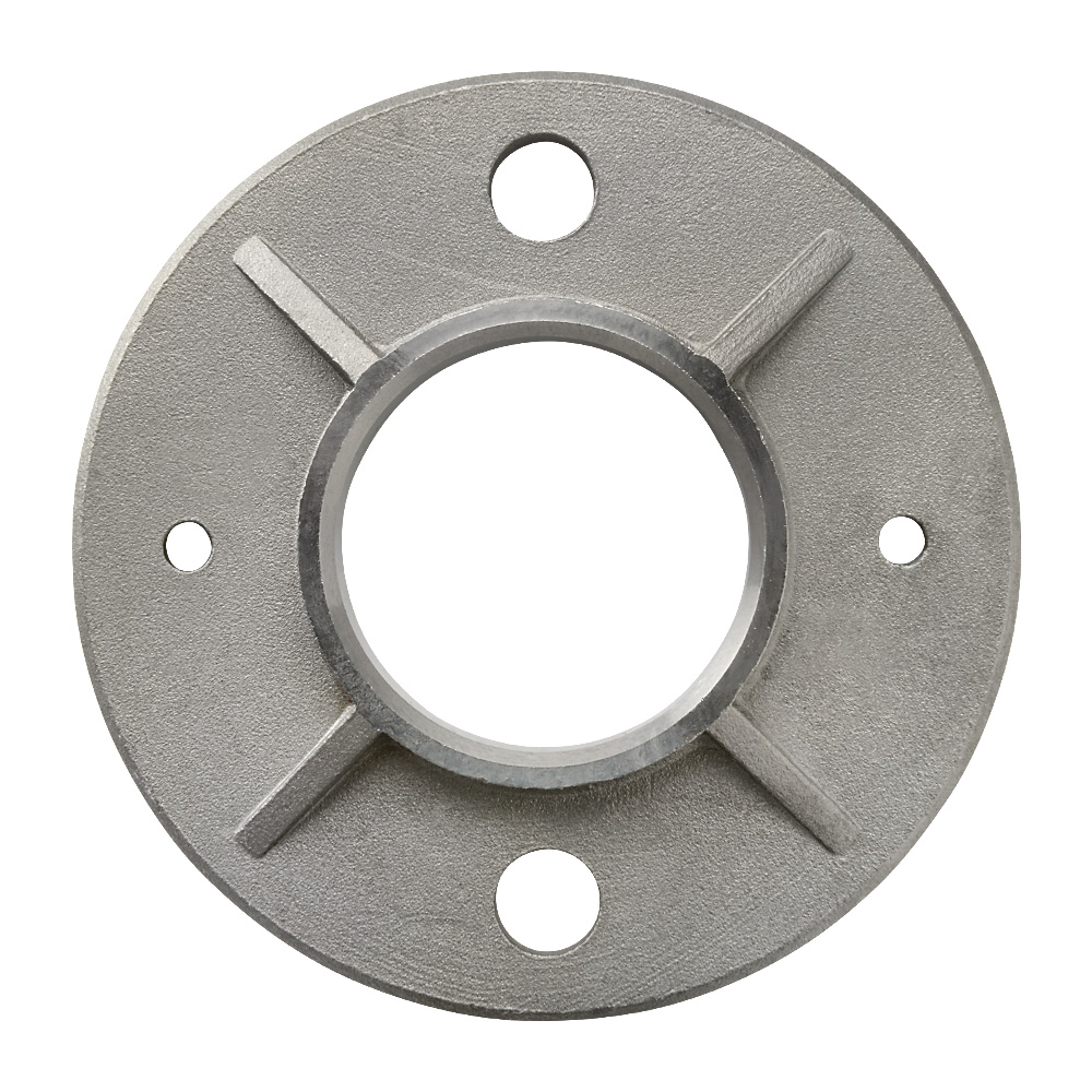 316 Post Base Plate 100mm Diameter To Suit 42.4mm Tube - Clamp Safe ...