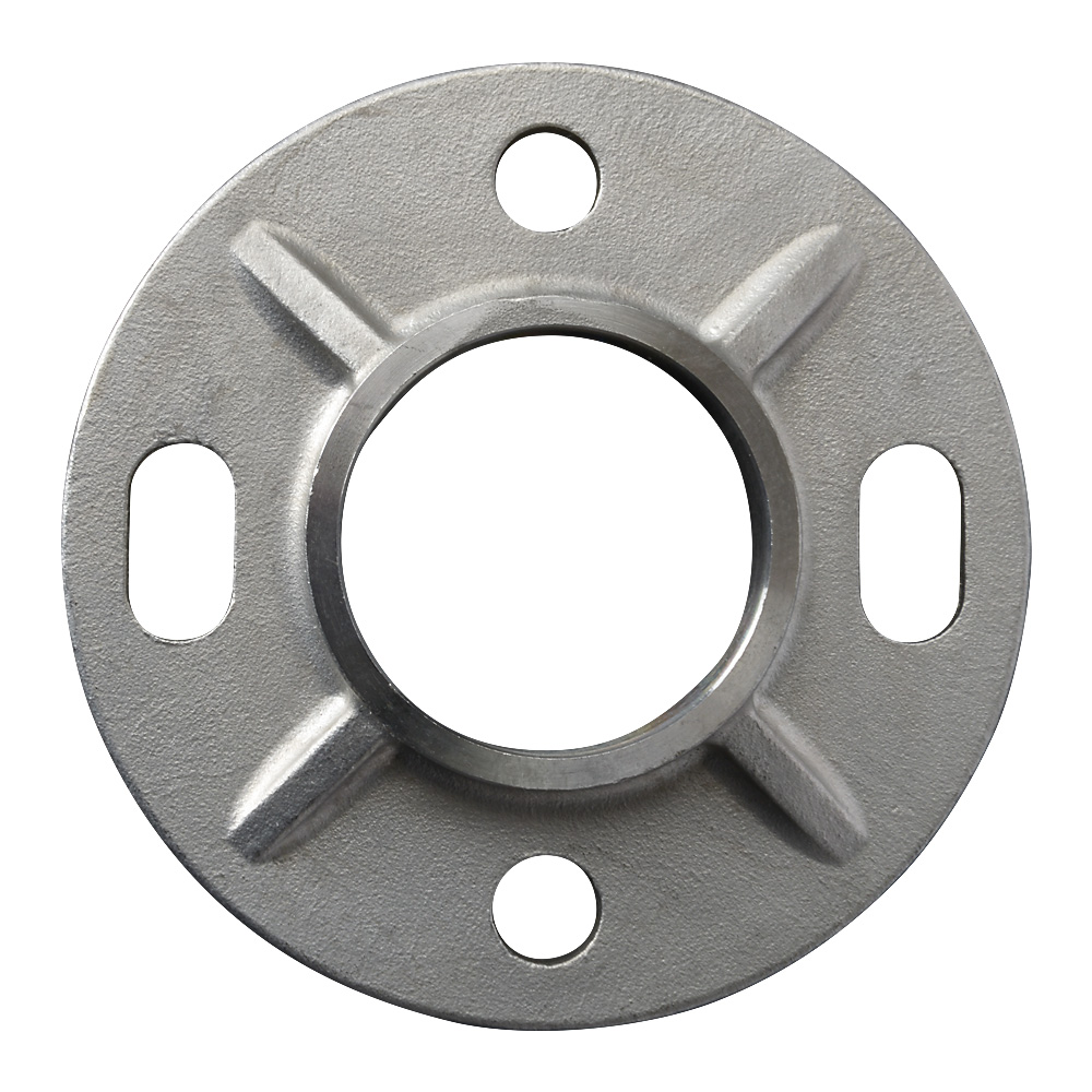 316 Adjustable Post Base Plate 100mm Diameter To Suit 42.4mm Tube ...