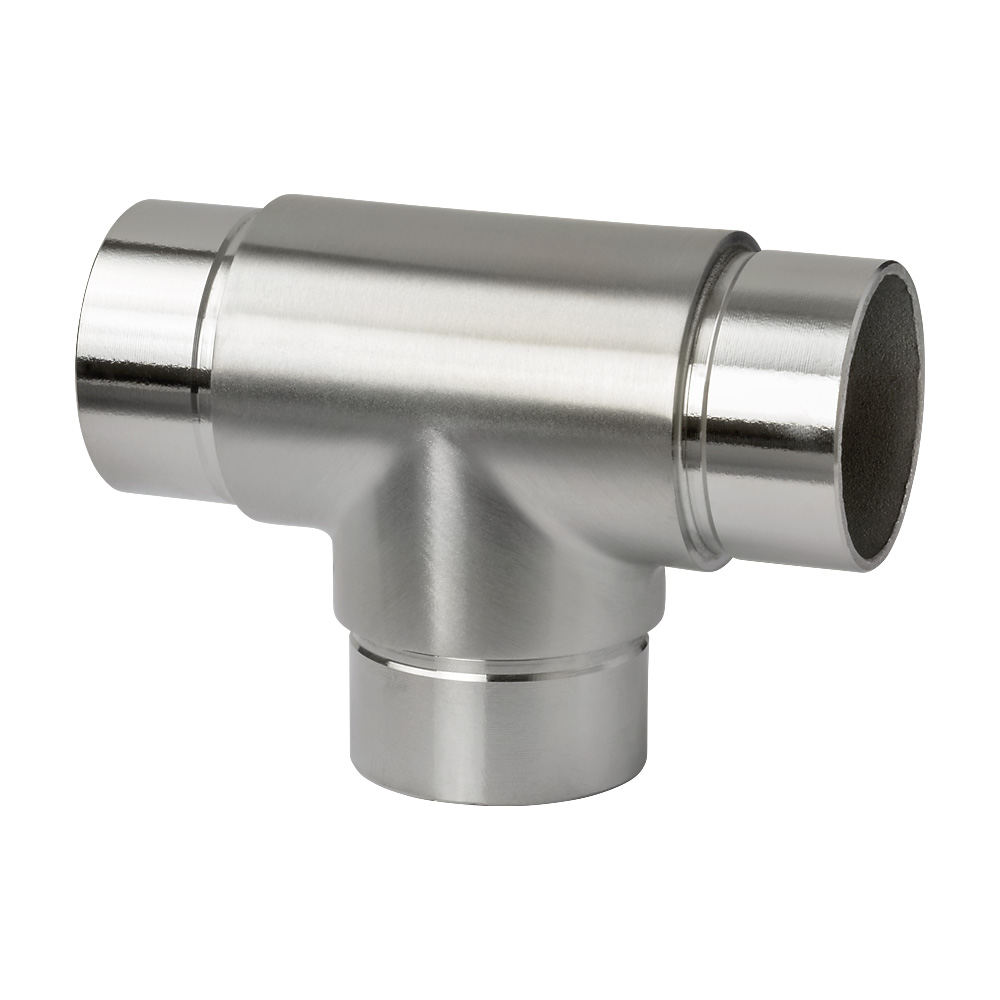 316 Tee Piece Connector To Suit 48.3mm x 2.6mm Tube - Clamp Safe Solutions