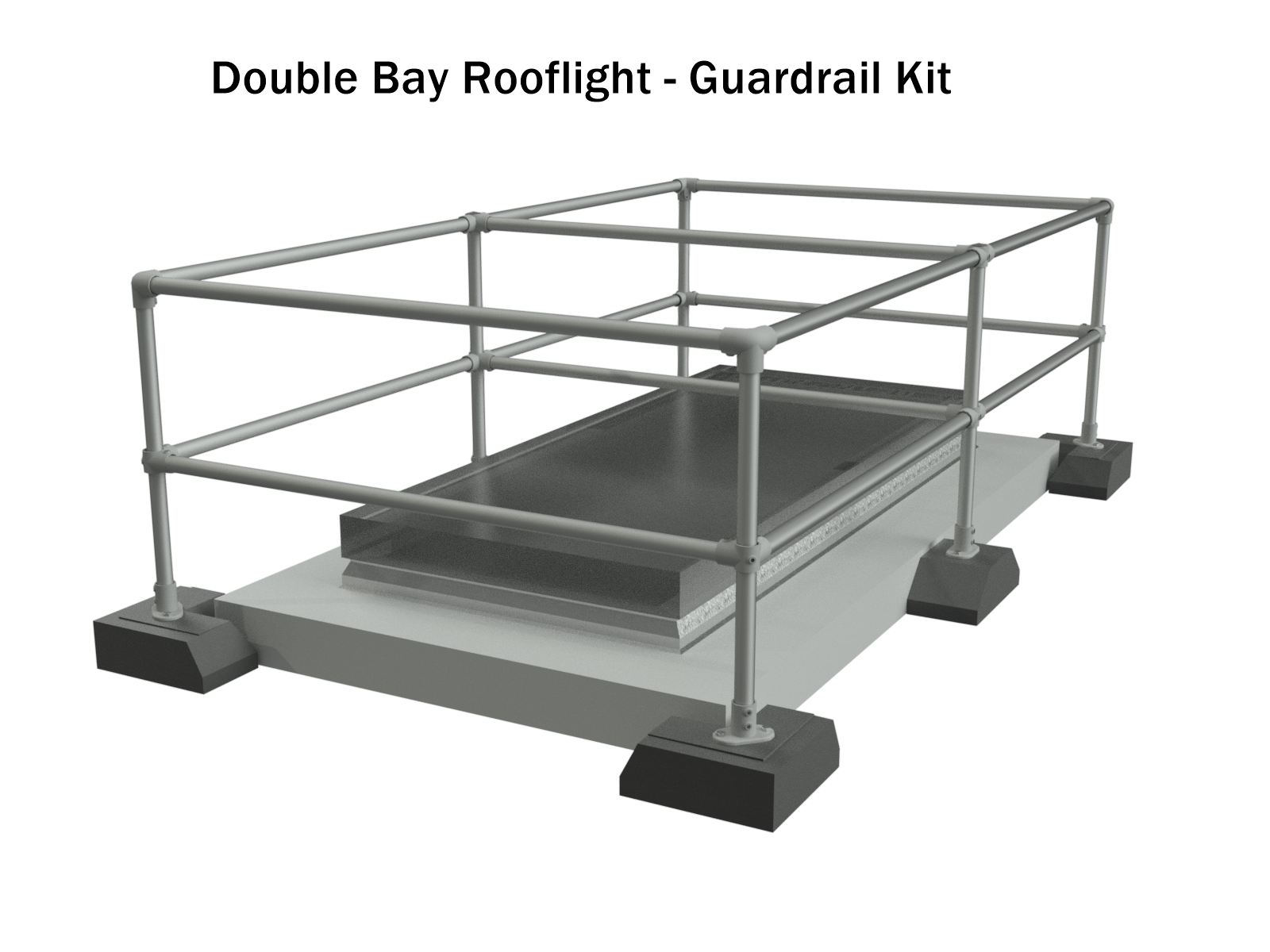 Skylight Free Standing Guardrail System - Clamp Safe Solutions