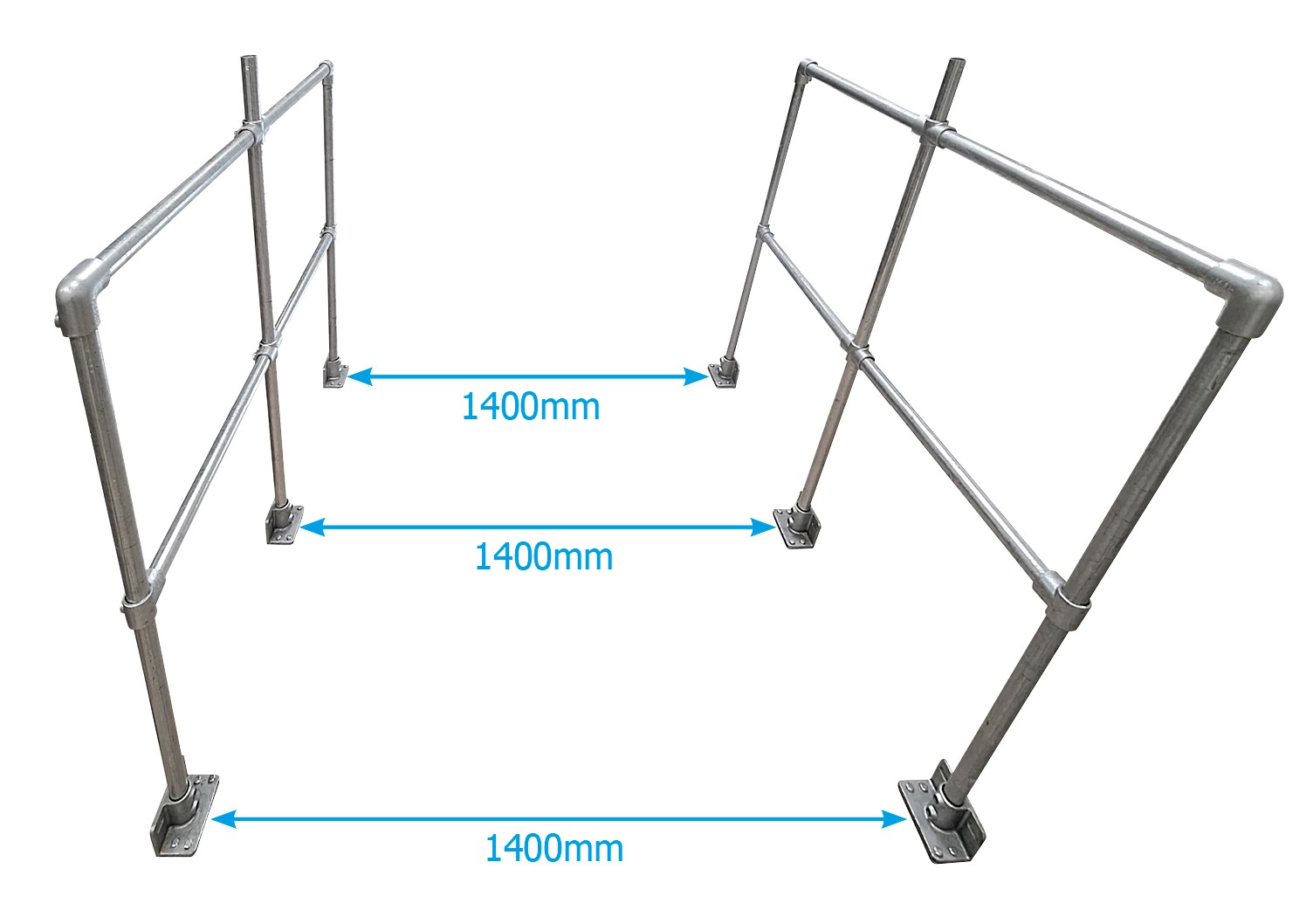 Mezzanine Safety Pallet Gates for High Loading Areas - Clamp Safe Solutions