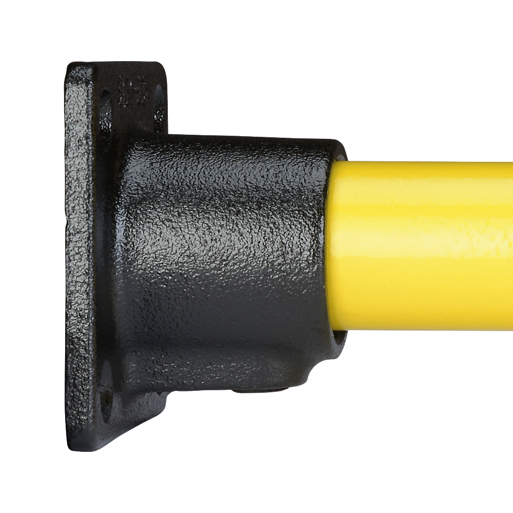 S131B Electrophoretic Square Wall Flange Allen Key Tube Clamp