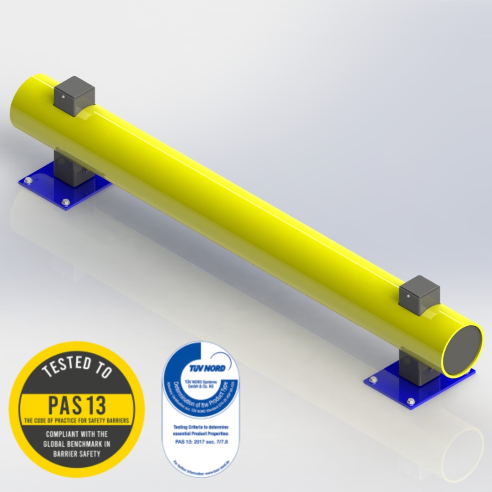 Single Low Level Bumper Barriers - Clamp Safe Solutions